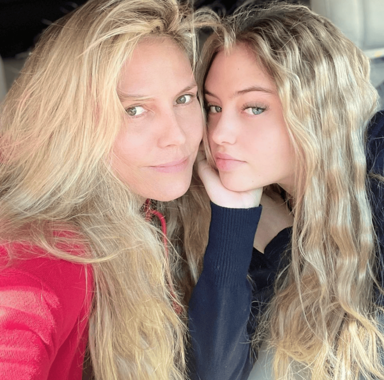 Heidi Klum and Look-Alike Daughter Leni Twin in Stunning 48th Birthday ...